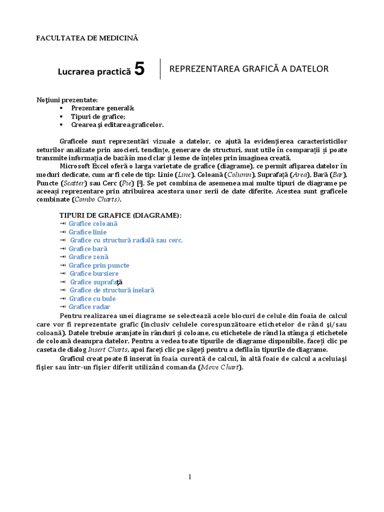 LP 5 Grafice Excel | PDF