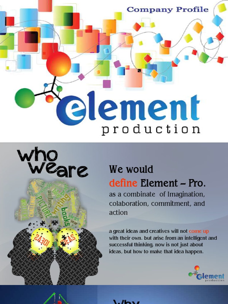 Element Production Company Profile (Compressed) | PDF | Jakarta | Marketing
