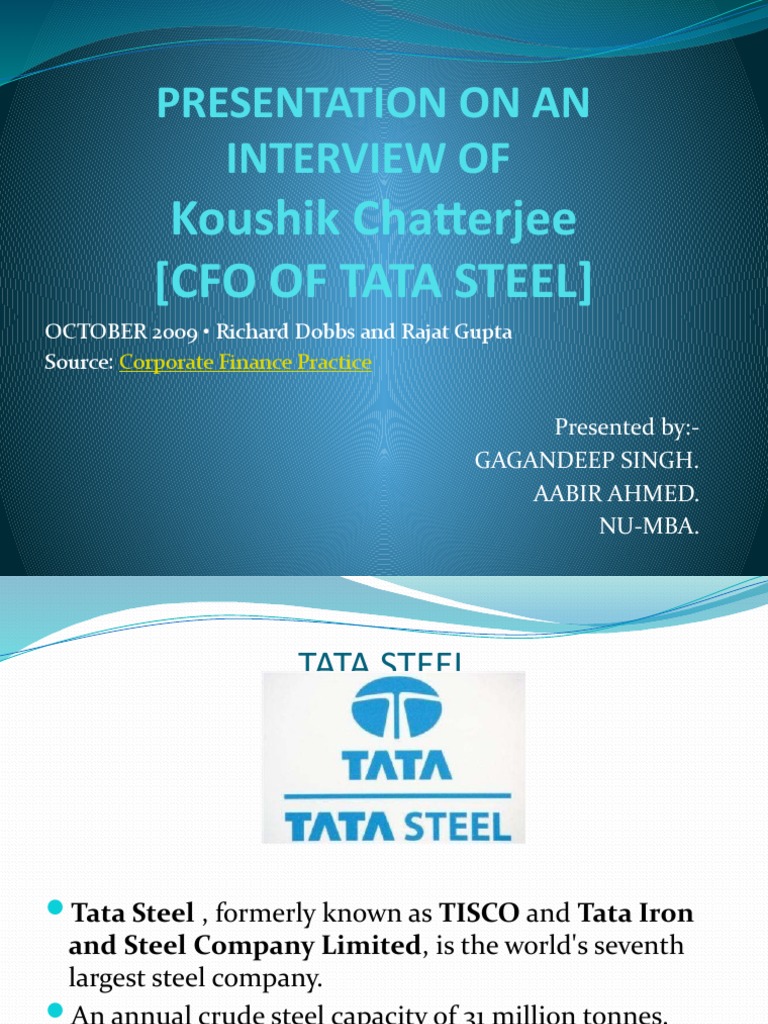Interview of Tata Cfo | PDF | Mergers And Acquisitions | Business