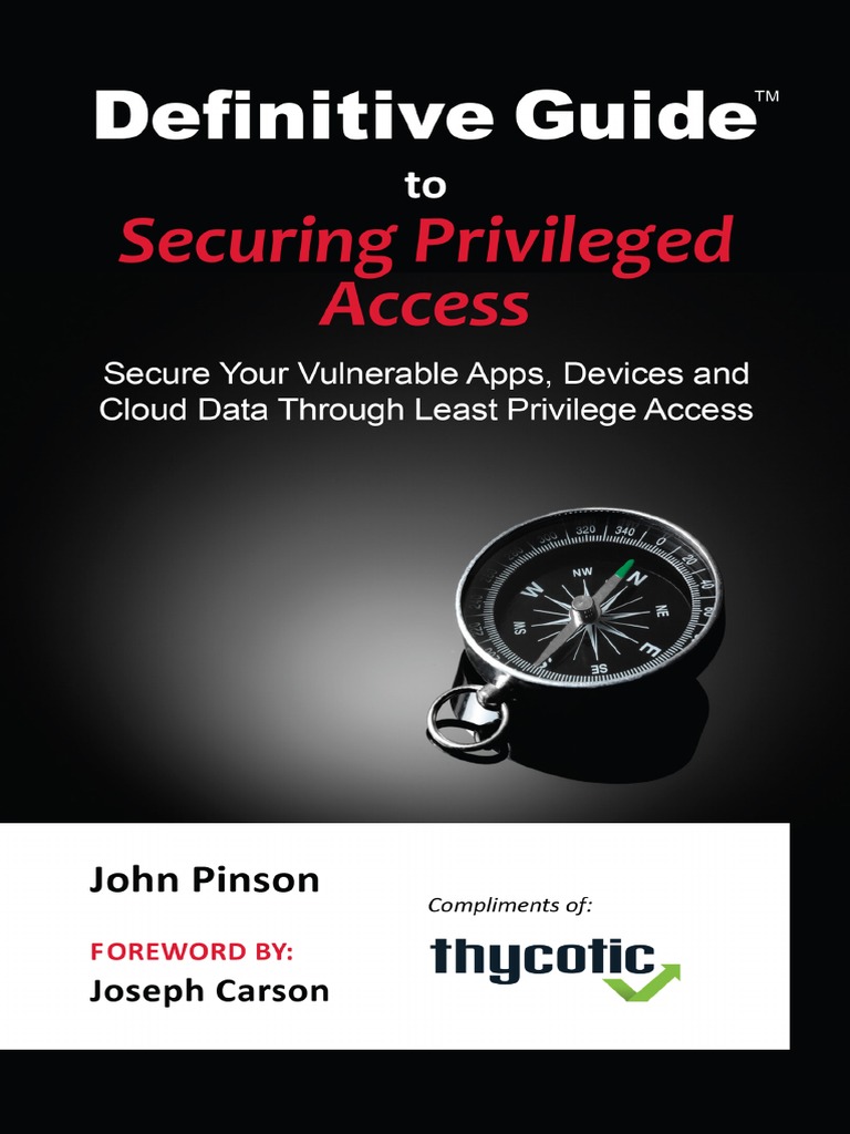 Definitive Guide To Securing Privileged Access | PDF | Cloud Computing ...