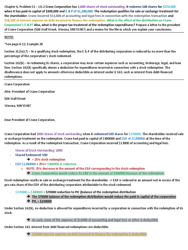 Assignment - Chapter 6 (Due 10.18.20) | Download Free PDF | Liquidation | Stocks