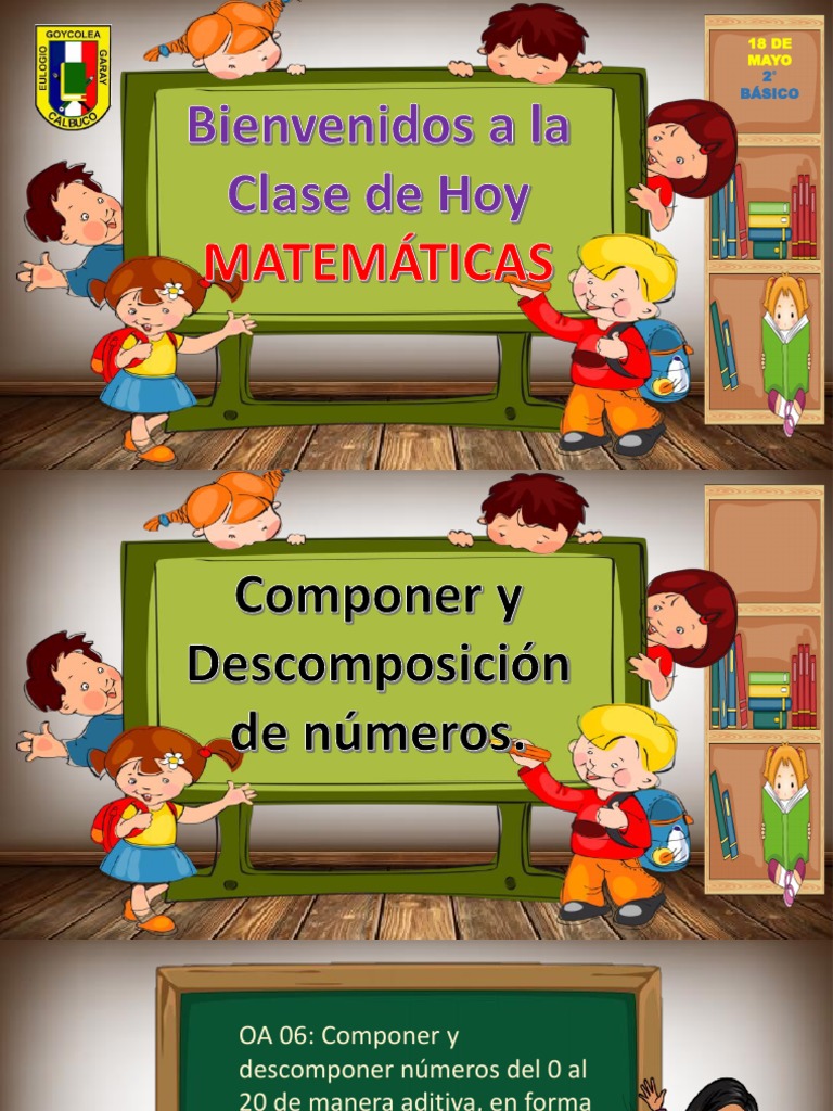 Clase 19 (18-05) Componer y Descomponer Nuemeros | PDF