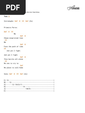 Nutshell Guitar Chords