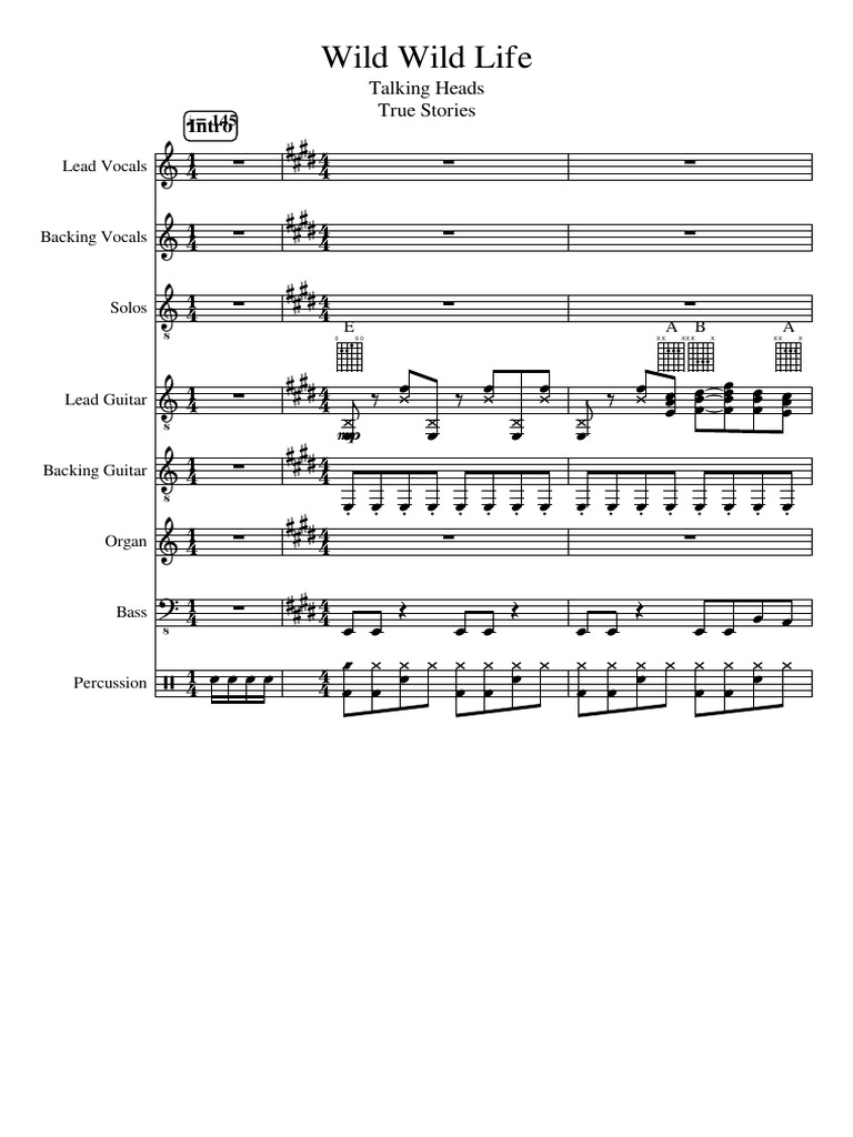 Opensheets Wild Wild Life | PDF | Music Industry | Recorded Music