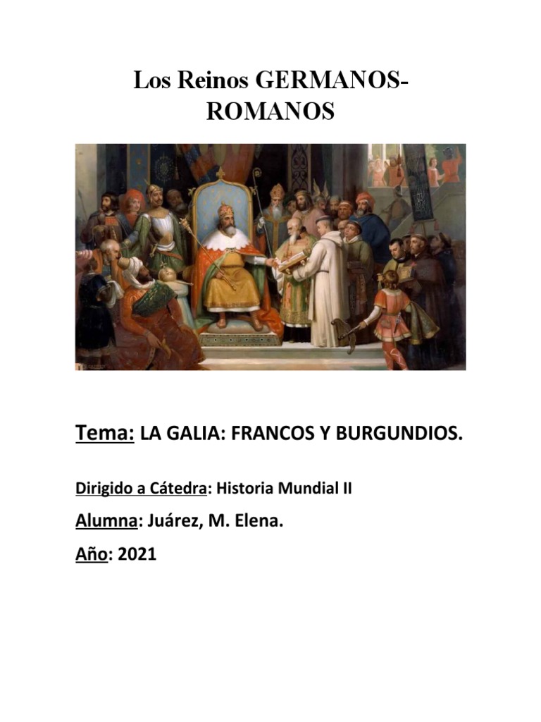 Francos y Burgundios Medieval | PDF | Francos | imperio Romano