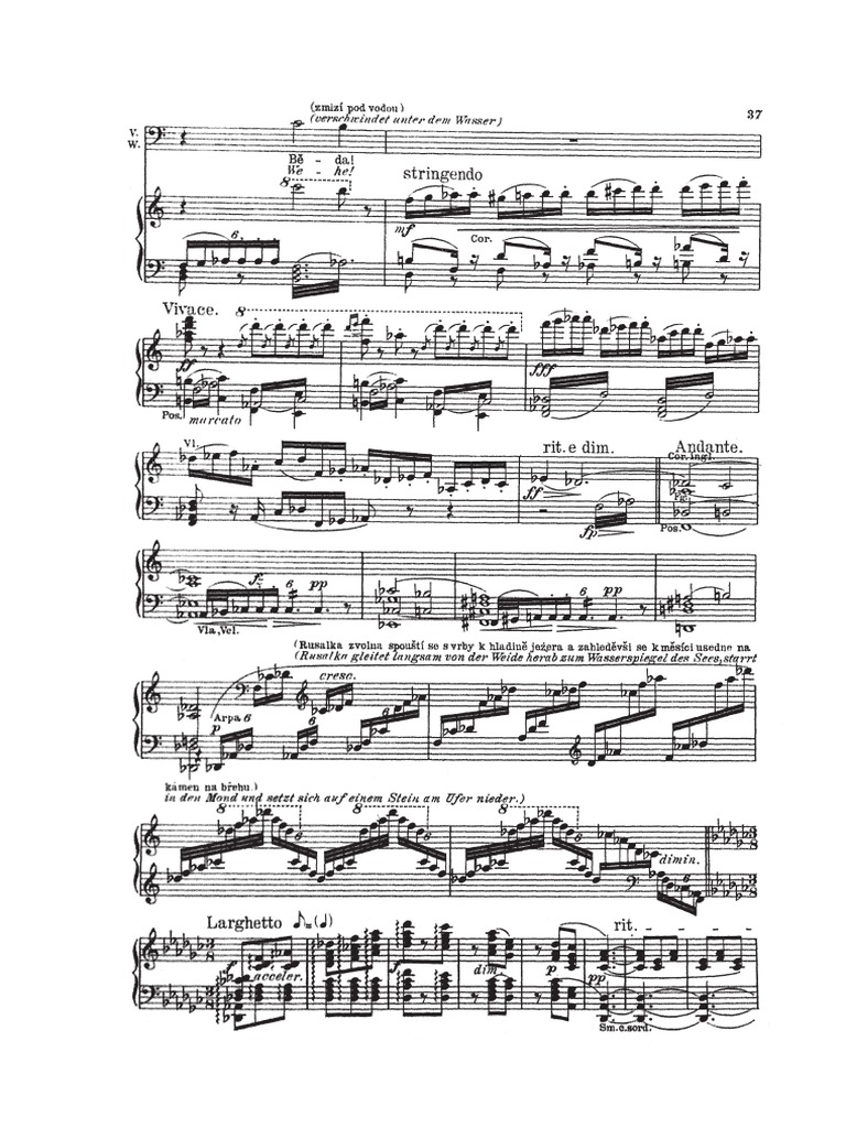 Dvorak Rusalka Moon Aria | PDF Dvorak Rusalka Moon Aria | PDF