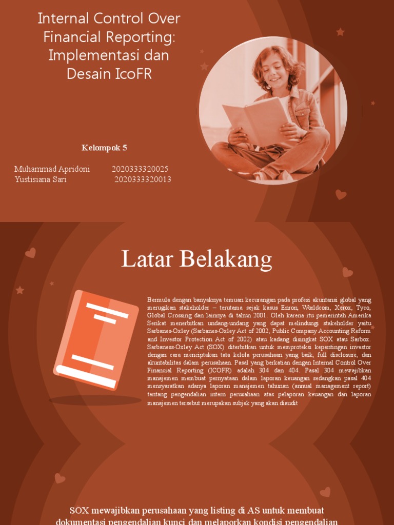 Implementasi ICoFR dan SOX di Perusahaan | PDF | Pengelolaan Keuangan ...