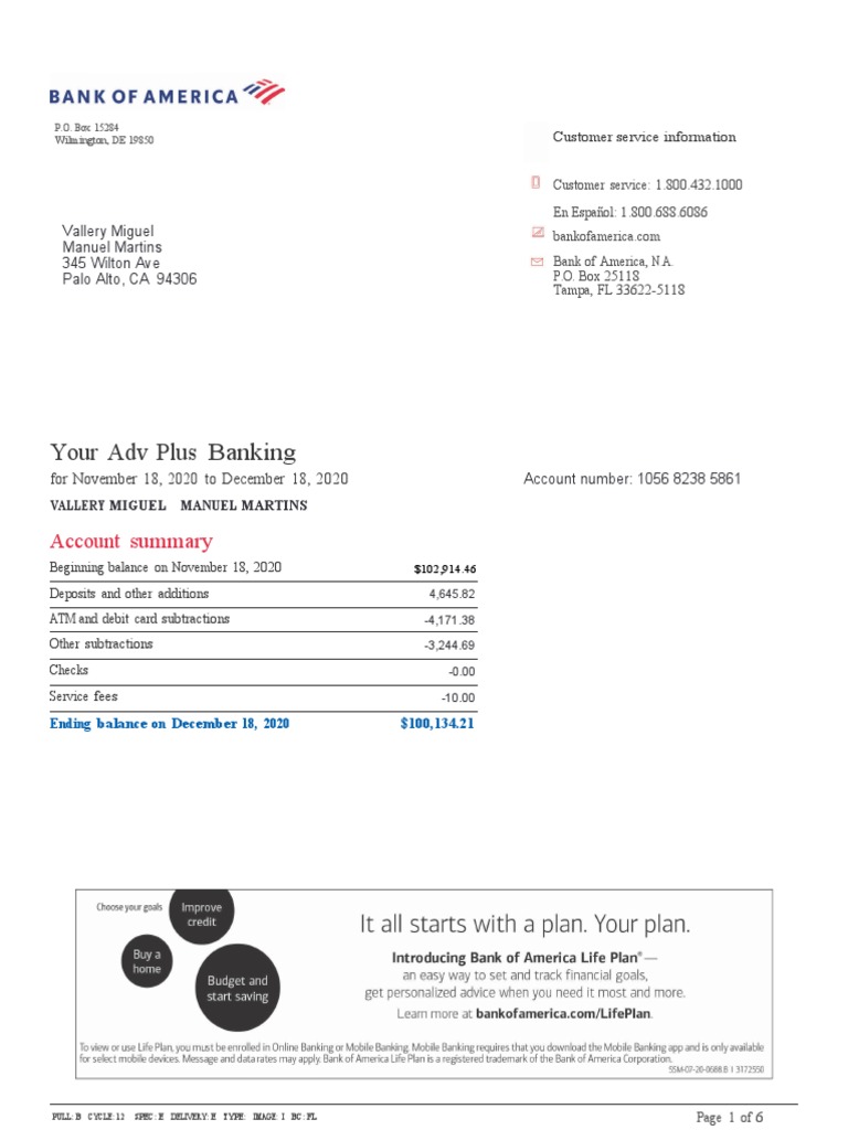 Bank Statement Nov-Dec | PDF | Deposit Account | Receipt