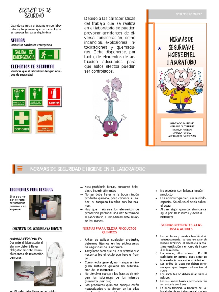 Normas De Seguridad E Higiene En El Laboratorio Normas De Higiene Y
