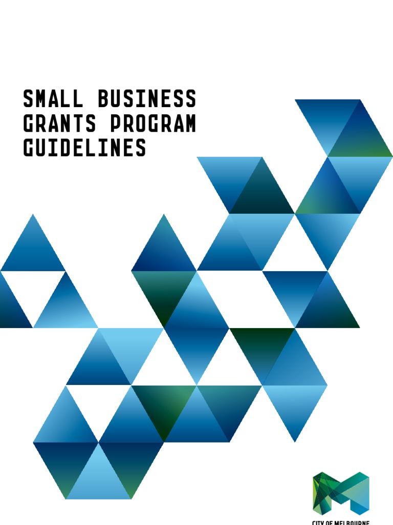 Small Business Grants Program Guidelines | PDF | Business | Economies