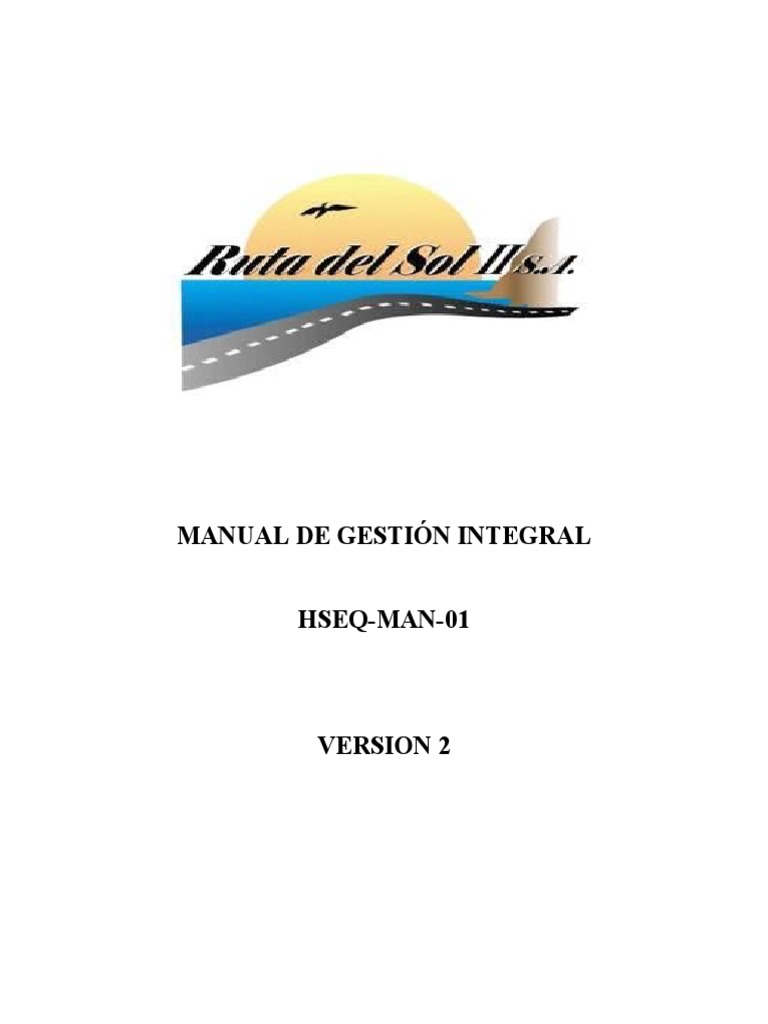 Hseq Man 01 Manual De Gestion Integral Pdf Calidad Comercial
