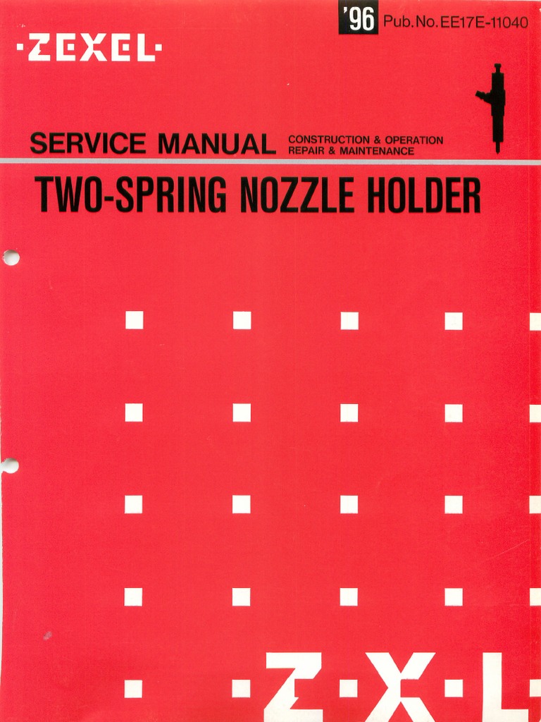 Two Spring Nozzle Holder | PDF