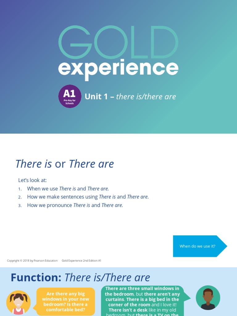 Gold Exp Grammar PPT A1 U1 | PDF | Grammatical Number | Plural