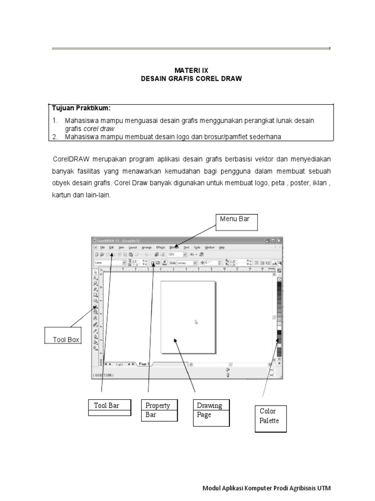 Desain Logo Menggunakan CorelDRAW | PDF