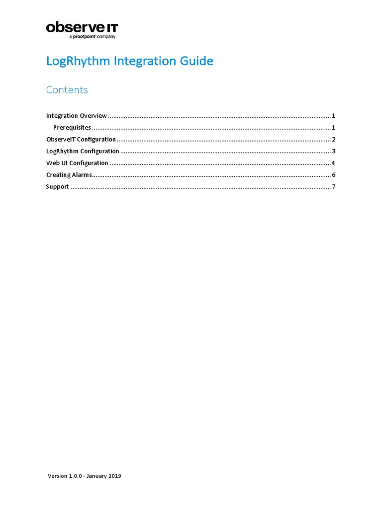 LogRhythm Integration Guide | PDF | Information Age | World Wide Web
