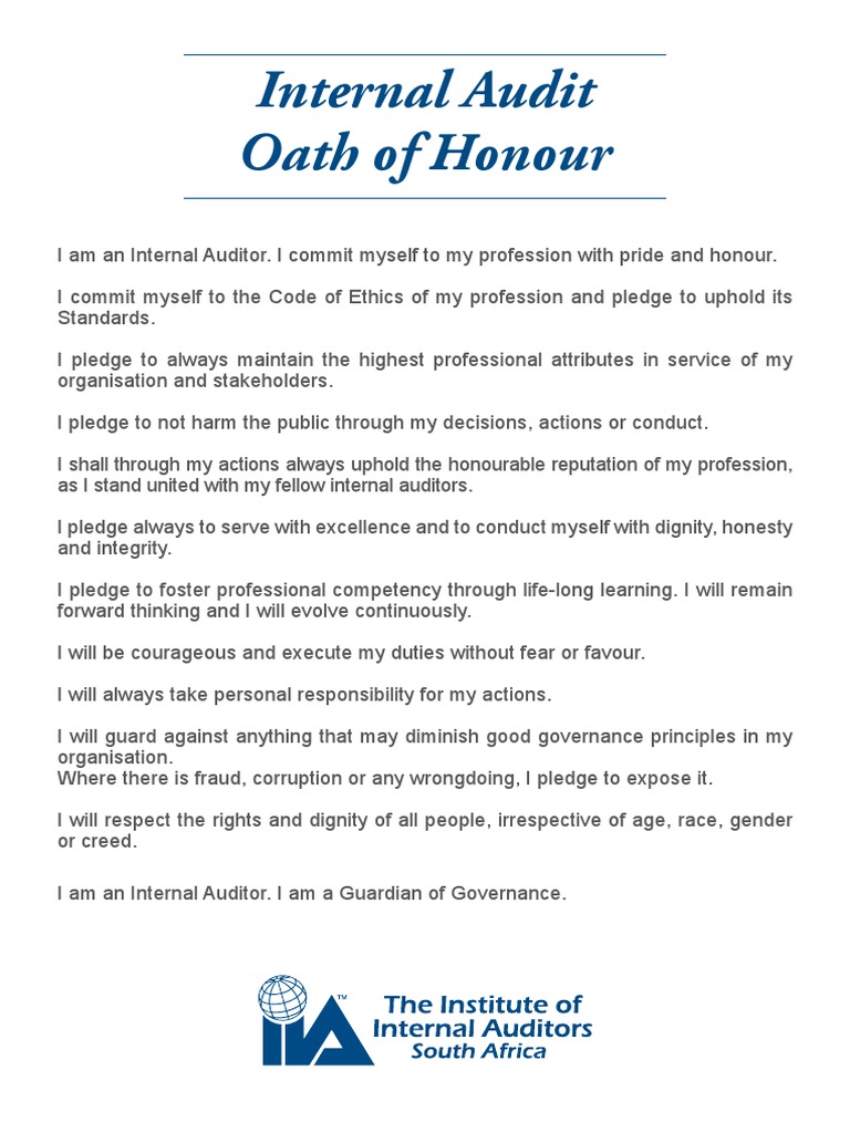 Integrity Pledge IA | PDF