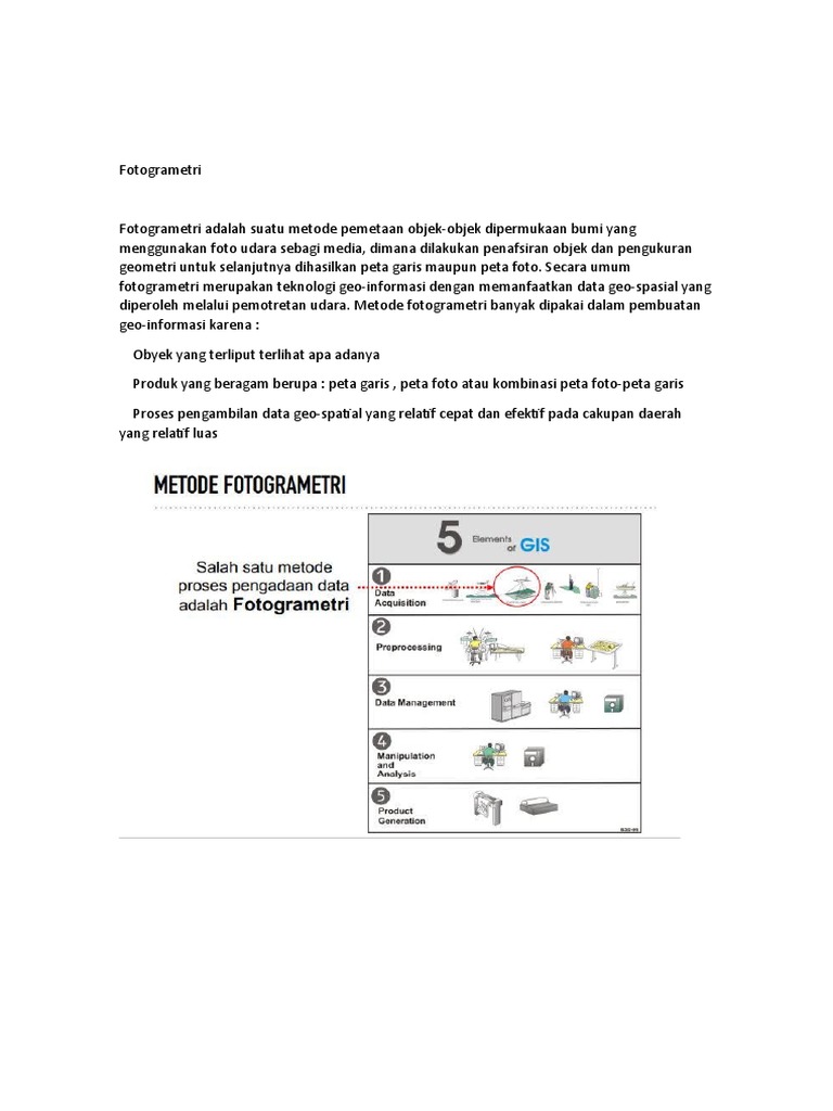 Prinsip Dasar Fotogrametri dan Aplikasinya | PDF | Metode & Bahan Ajar ...