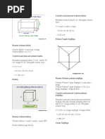Rumus Luas Dan Volume Bangun Ruang | PDF