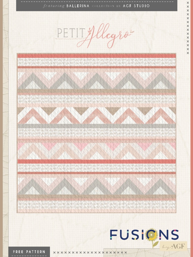 Petit-Allegro Quilt Instructions | PDF | Quilt | Seam (Sewing)