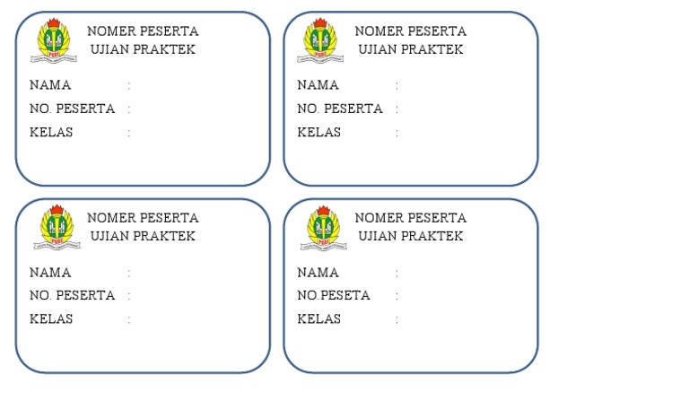 File Nomer Peserta Ujian | PDF