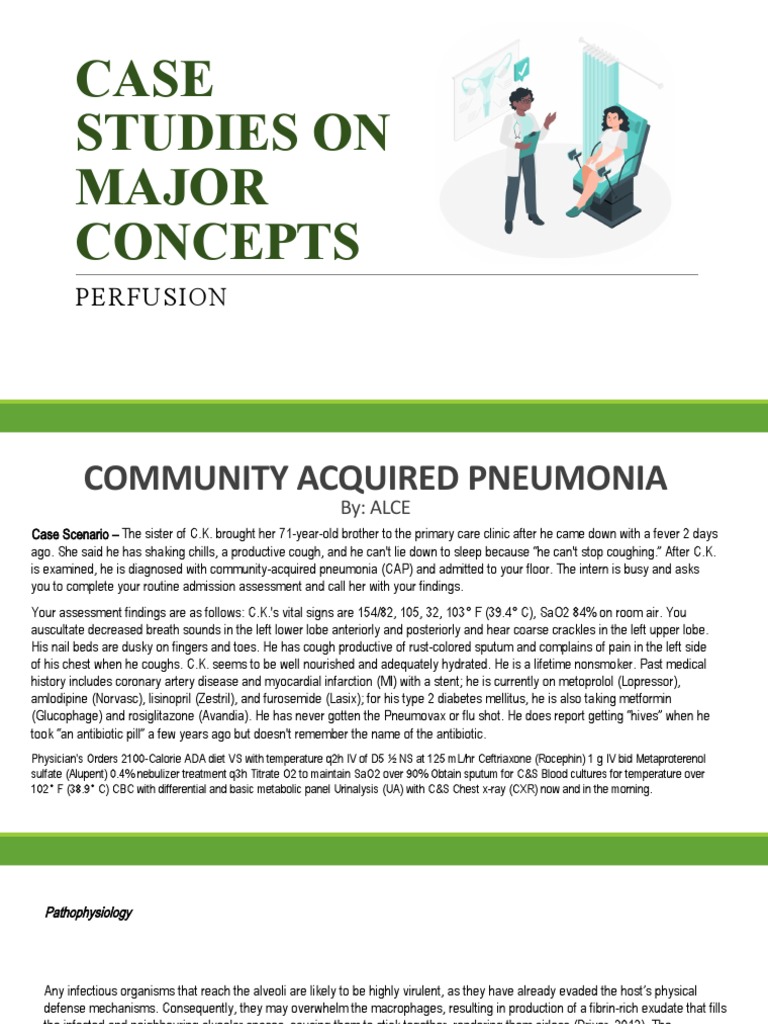 Case Studies On Major Concepts: Perfusion | PDF | Atheroma | Ventricle ...