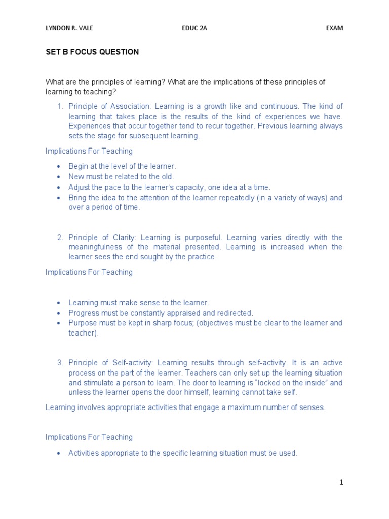SET B Exam | PDF | Educational Assessment | Test (Assessment)