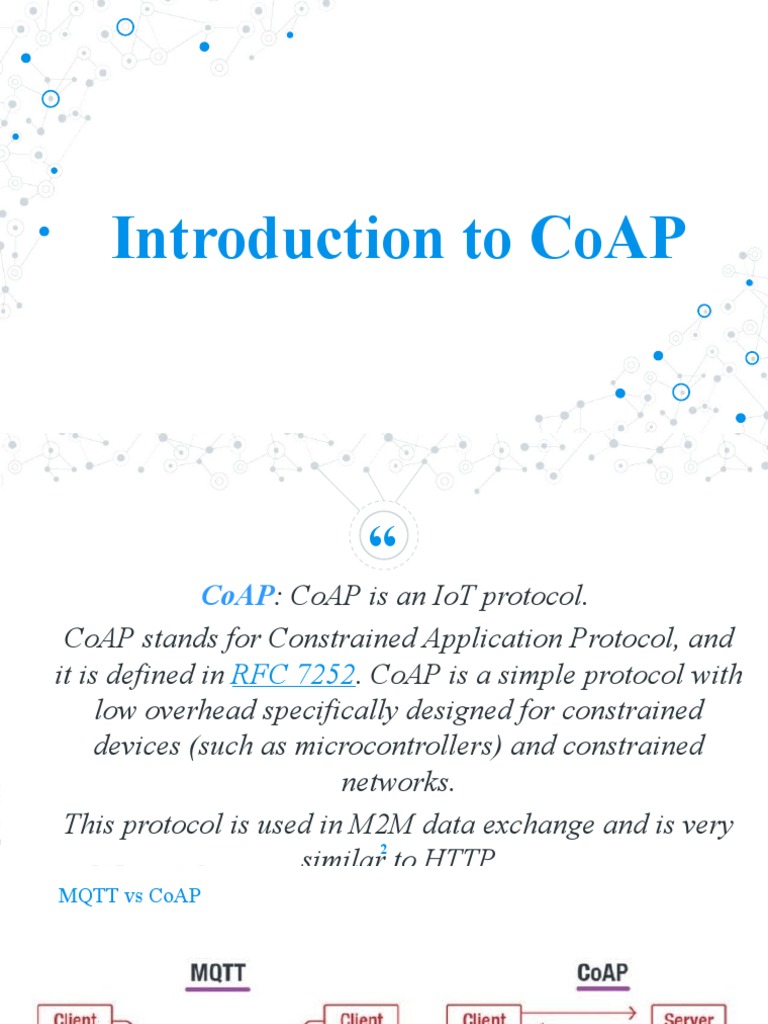 Chap3. CoAP | PDF | Transmission Control Protocol | Transport Layer ...