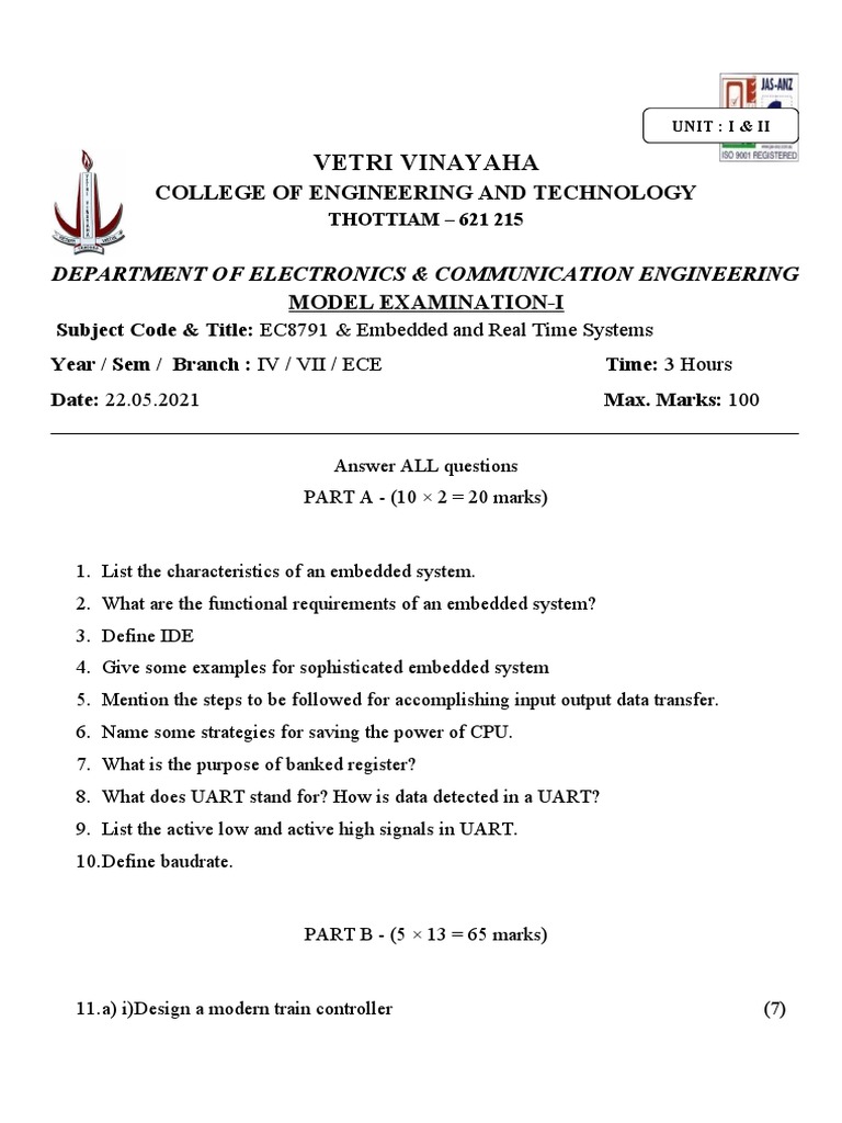 Erts - Model 1 | Download Free PDF | Arm Architecture | Central Processing Unit