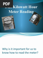 Electric Meter Reading Log Template | PDF