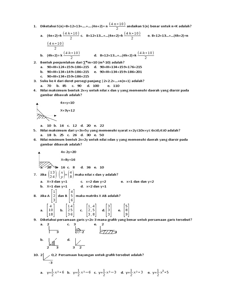 Matematika Kelas XI | PDF