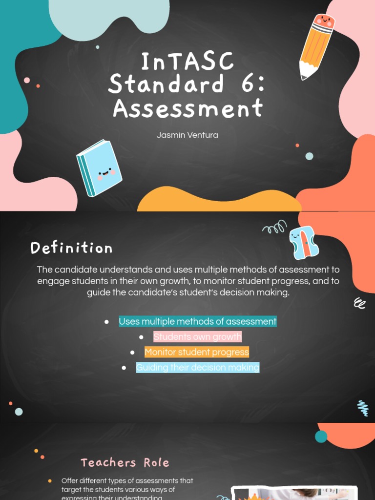 Intasc Standard 6 | PDF | Educational Assessment | Educational Psychology