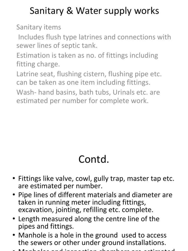 Septic Tank Estimation | Download Free PDF | Sanitary Sewer | Water ...