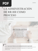 Cuadro Sinoptico, Subsistemas RRHH-2 | PDF | Gestión de recursos humanos | Business