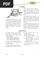 Square Lashings for Trestle Building | PDF | Knot | Rope