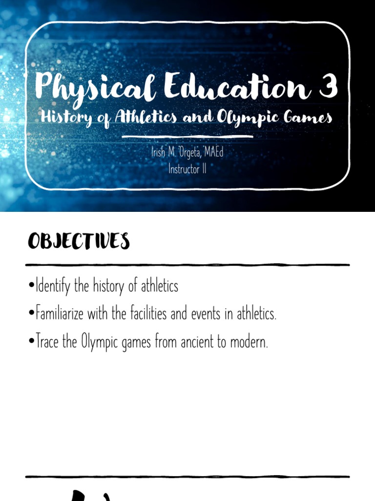 History of Athletics and Olympic Games | PDF | Sports | Greece