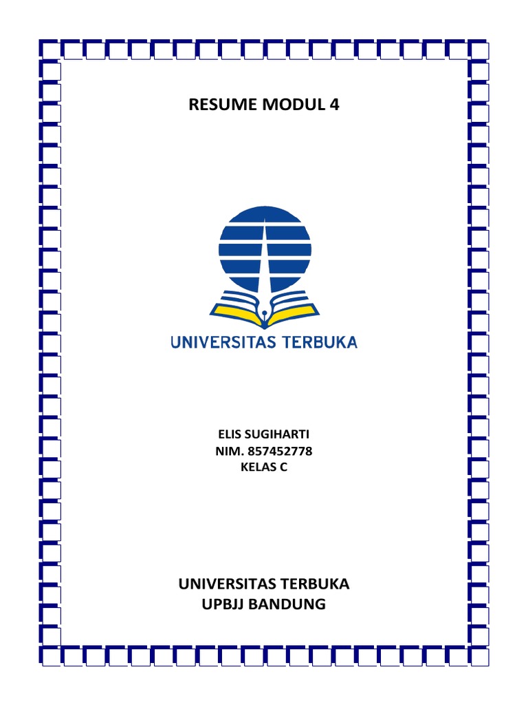 Resume Modul 4 PPD Elis Sugiharti 857452778 KLSC | PDF