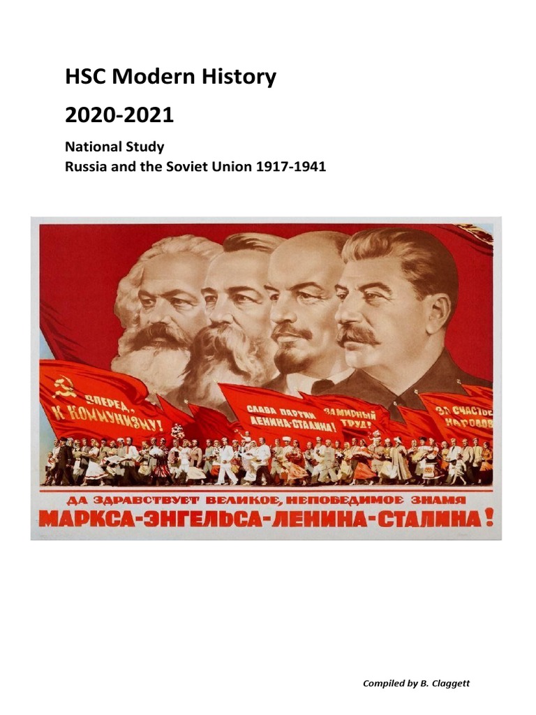 Claggett's Russia HSC Modern History Class Booklet 2020-2021-2 | PDF ...
