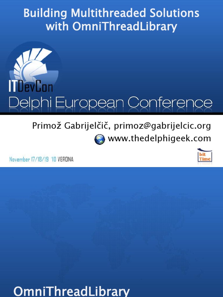 Building Multithreaded Solutions With OmniThreadLibrary | PDF | Thread (Computing) | Software ...