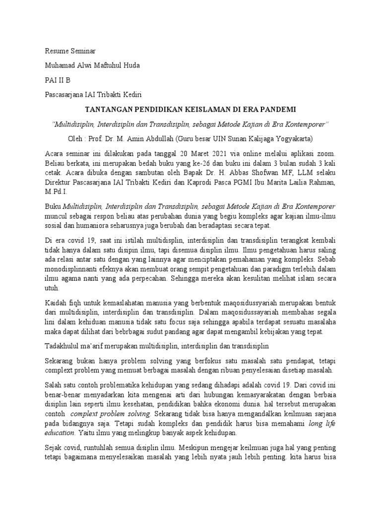 Resume Seminar | PDF