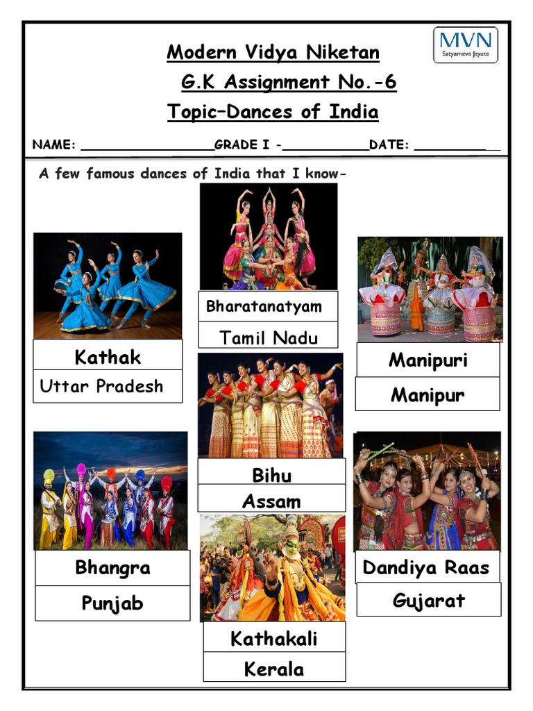 Dances of India: A Grade I Guide | PDF