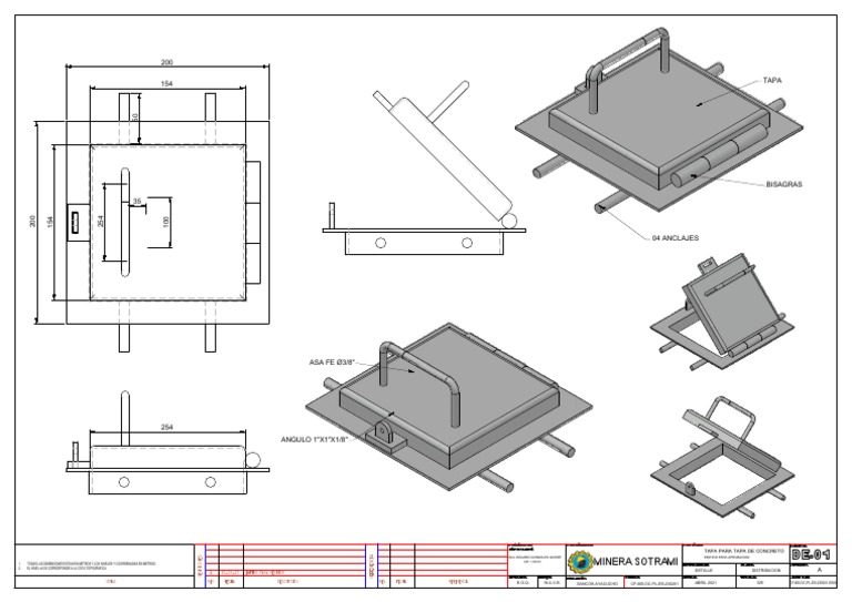 Proyecto Tapa para Tapa Concreto Pozas2-Layout1 | PDF