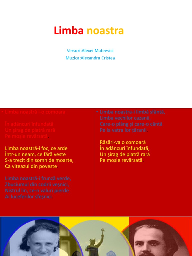 Limba Noastra | PDF