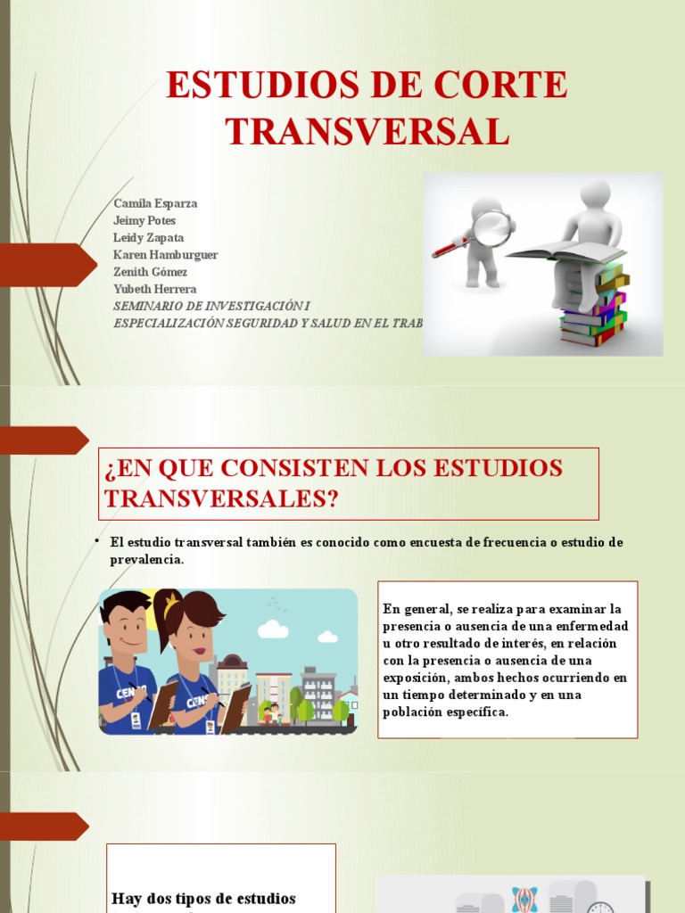 Análisis de los estudios transversales: objetivos, diseño, sesgos y ...