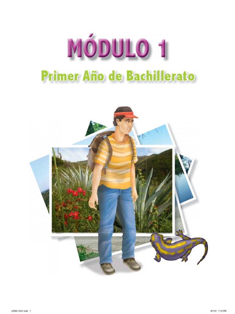 Modulo 1 de Primer Año de Bachillerato - Compressed | PDF | Metro (poesía) | Poesía