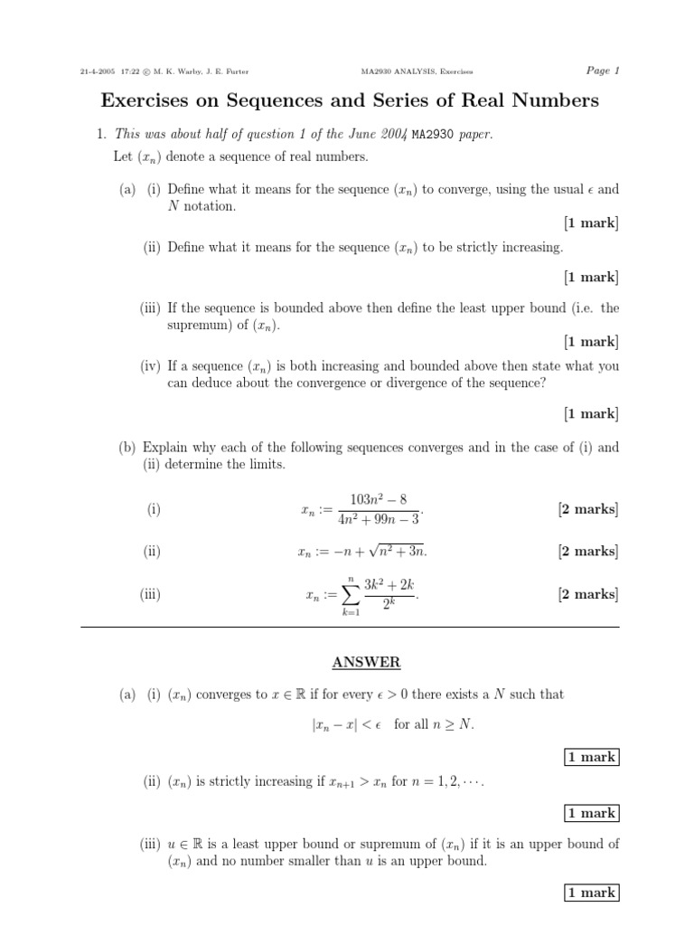 Anma 2930 | PDF | Sequence | Mathematical Objects