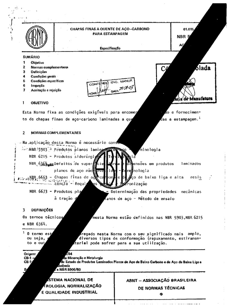 NBR 5906 - 1984 | PDF