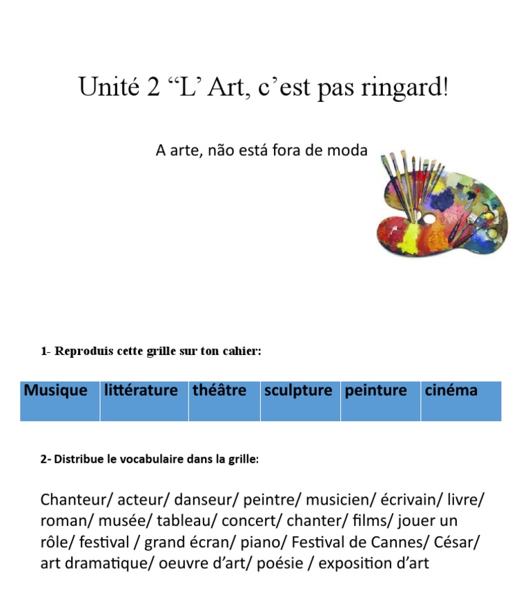 L'art C'est Pas Ringard | PDF | Art | Poésie
