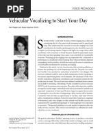 Phonatory Exercises Handout | PDF | Wellness