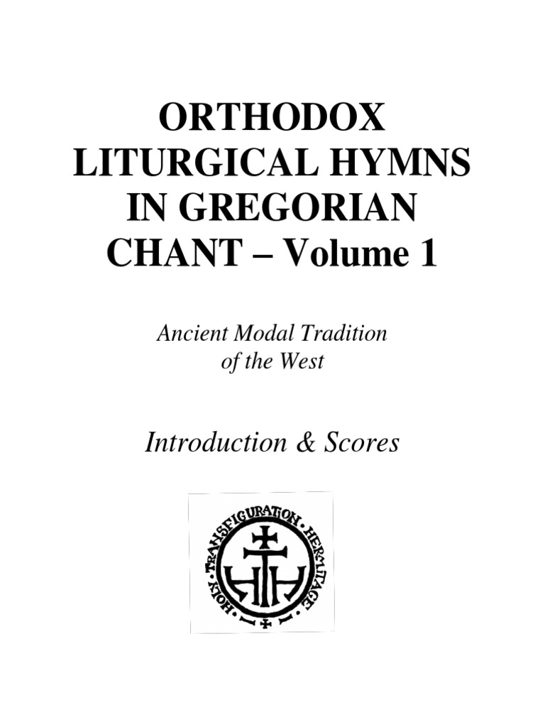 Orthodox Liturgical Hymns in Gregorian Chant | PDF | Mode (Music ...