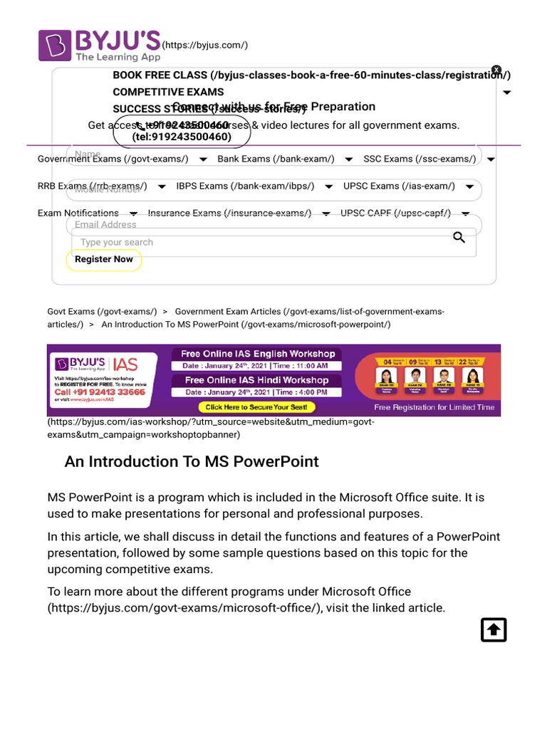 What Is MS PowerPoint? - Introduction, Features & Uses - 1611178784240 ...